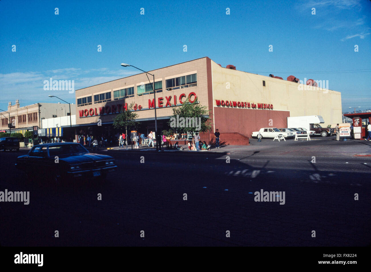Archive image of Woolworth de Mexico department store in Tijuana ...
