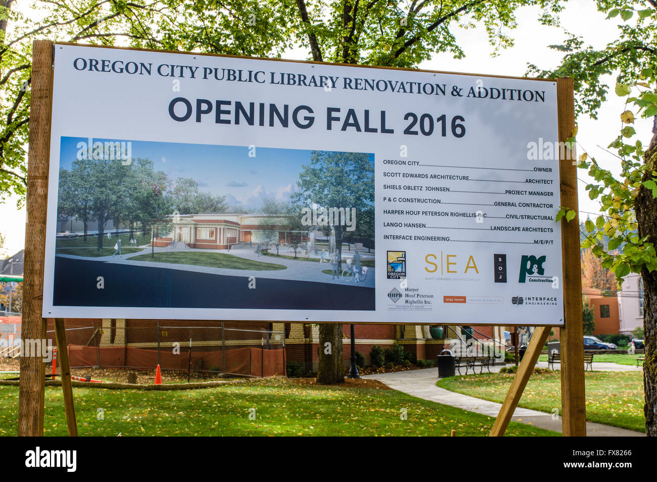 Oregon City Public Library is being renovated and expanded. Oregon City ...