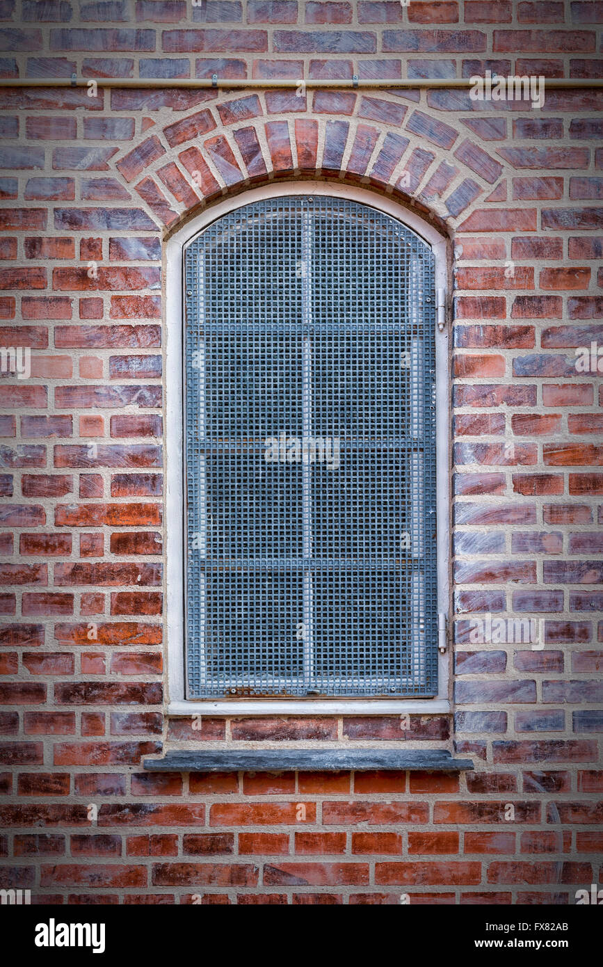 A grilled window in the Danish town of Helsingor Stock Photo - Alamy