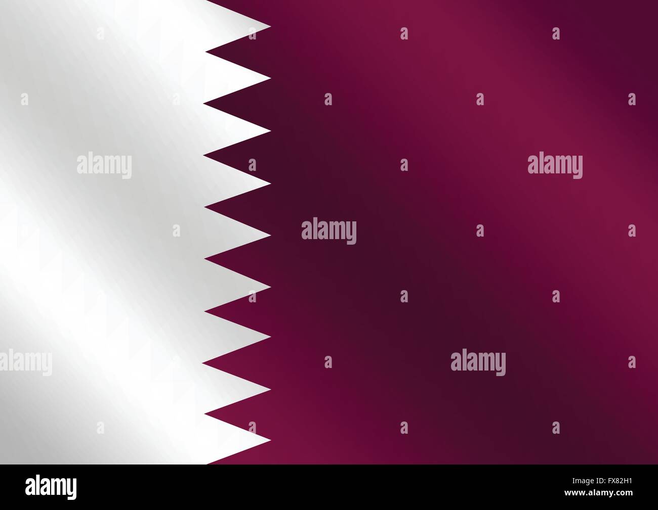 Flag of Qatar themes idea design Stock Vector Image & Art - Alamy