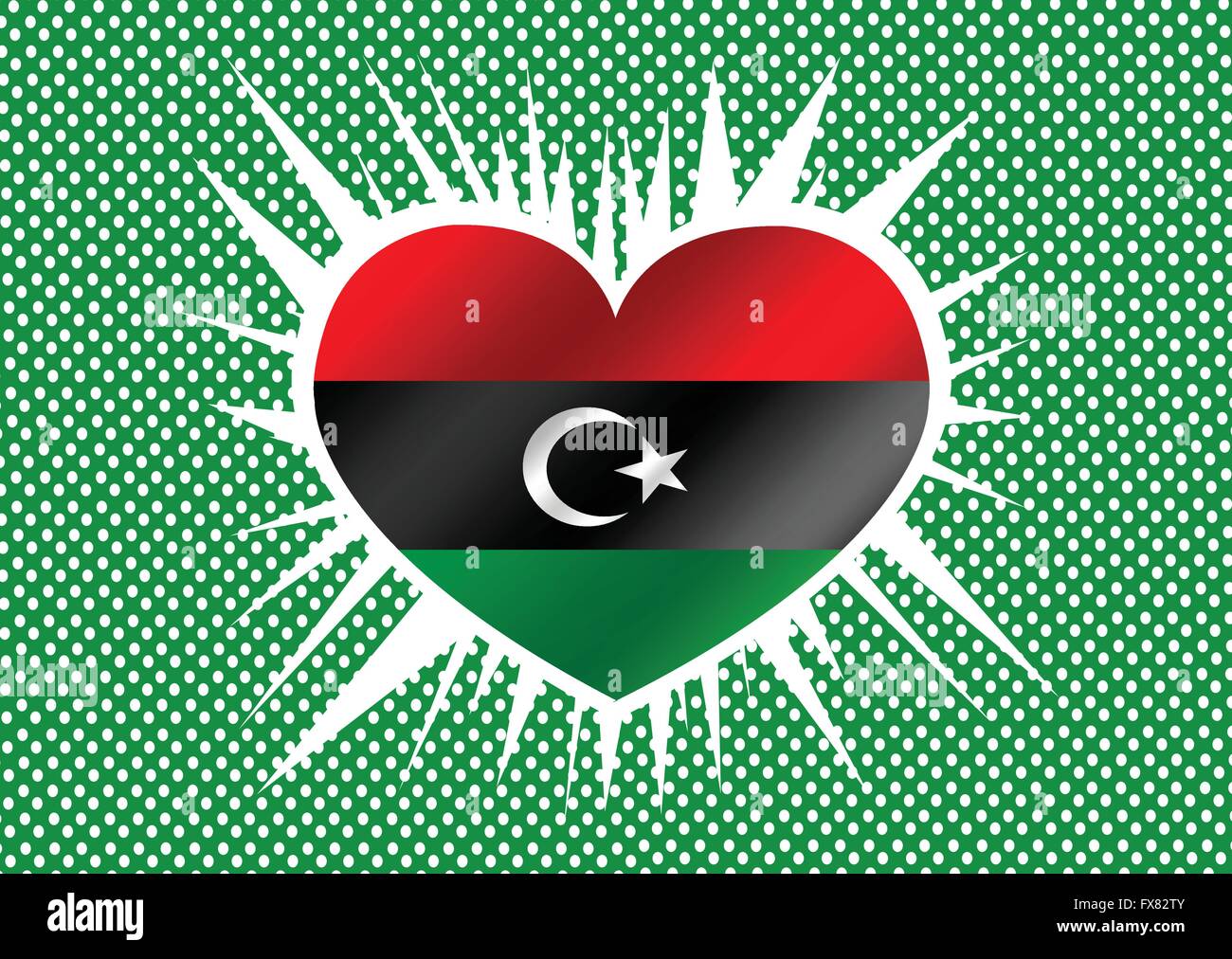 Libya flag themes idea design Stock Vector Image & Art - Alamy