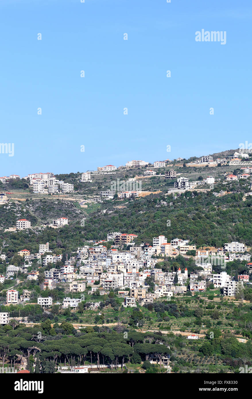 Lebanon landscape village hi-res stock photography and images - Alamy