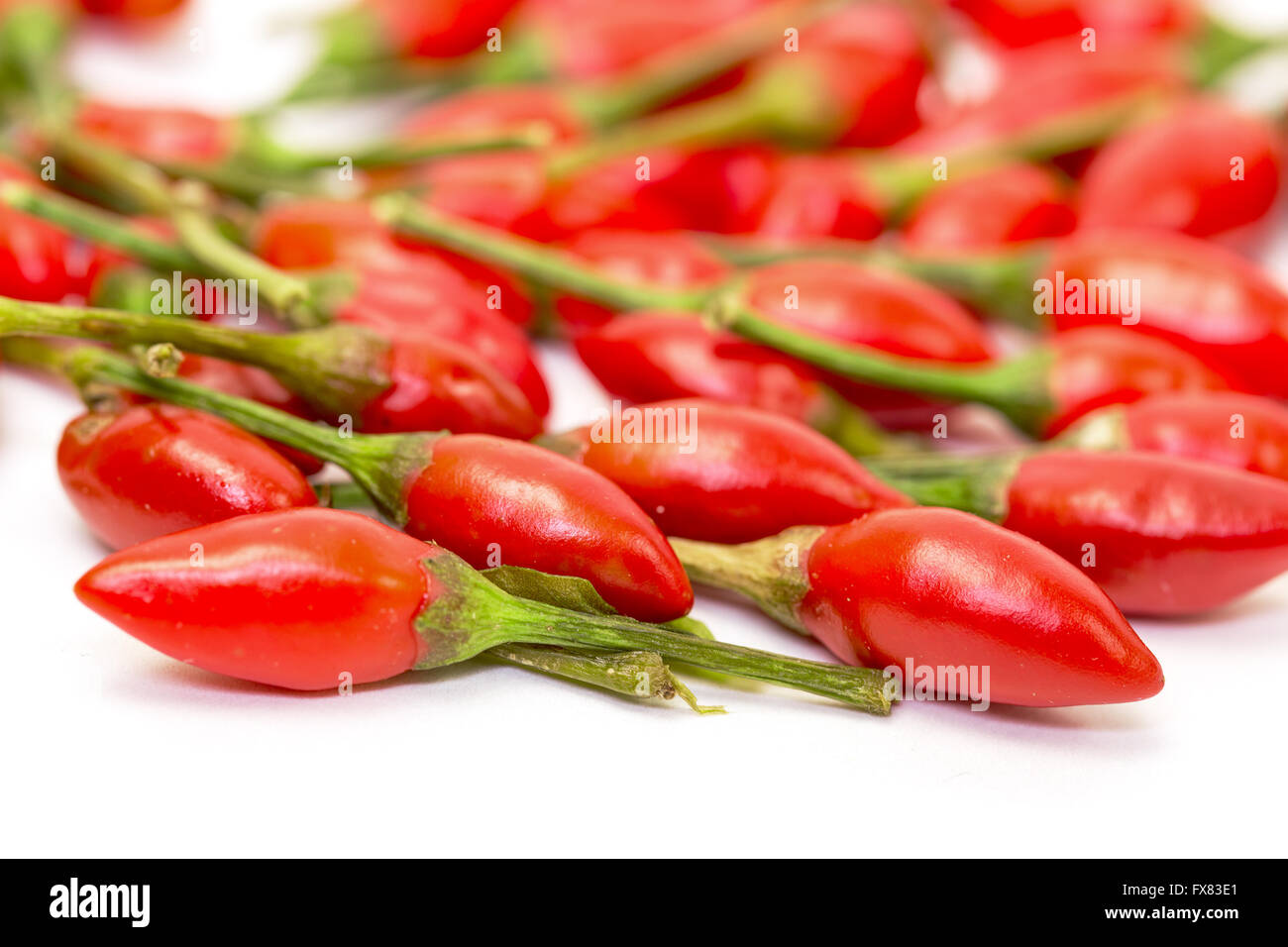 Heap of Ripe Red Peppers Piri-Piri, close up Stock Photo - Alamy