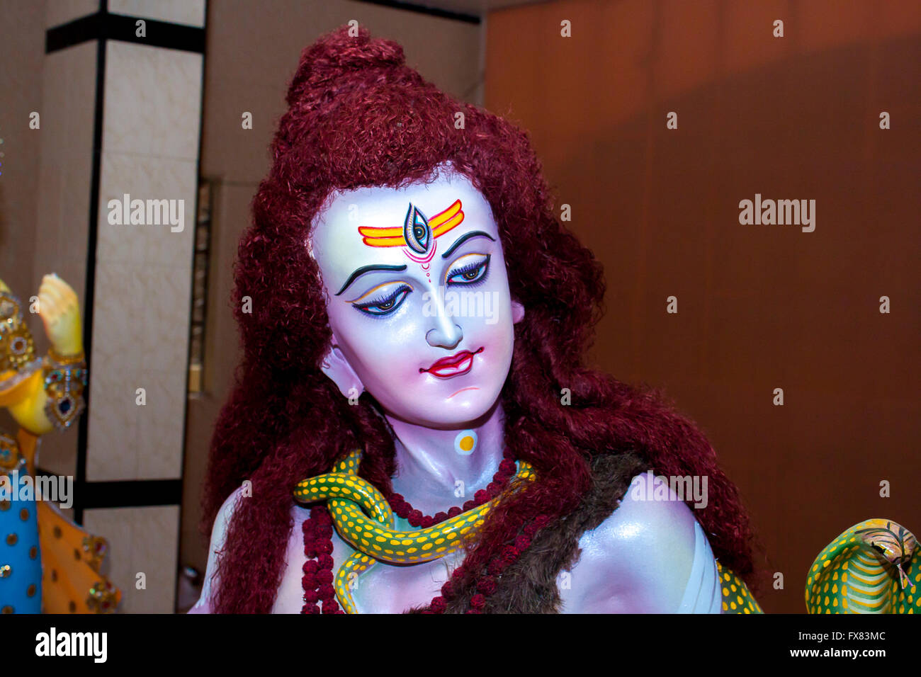 Durga sculpture making an artist in Narayangonj, Dhaka, Bangladesh ...