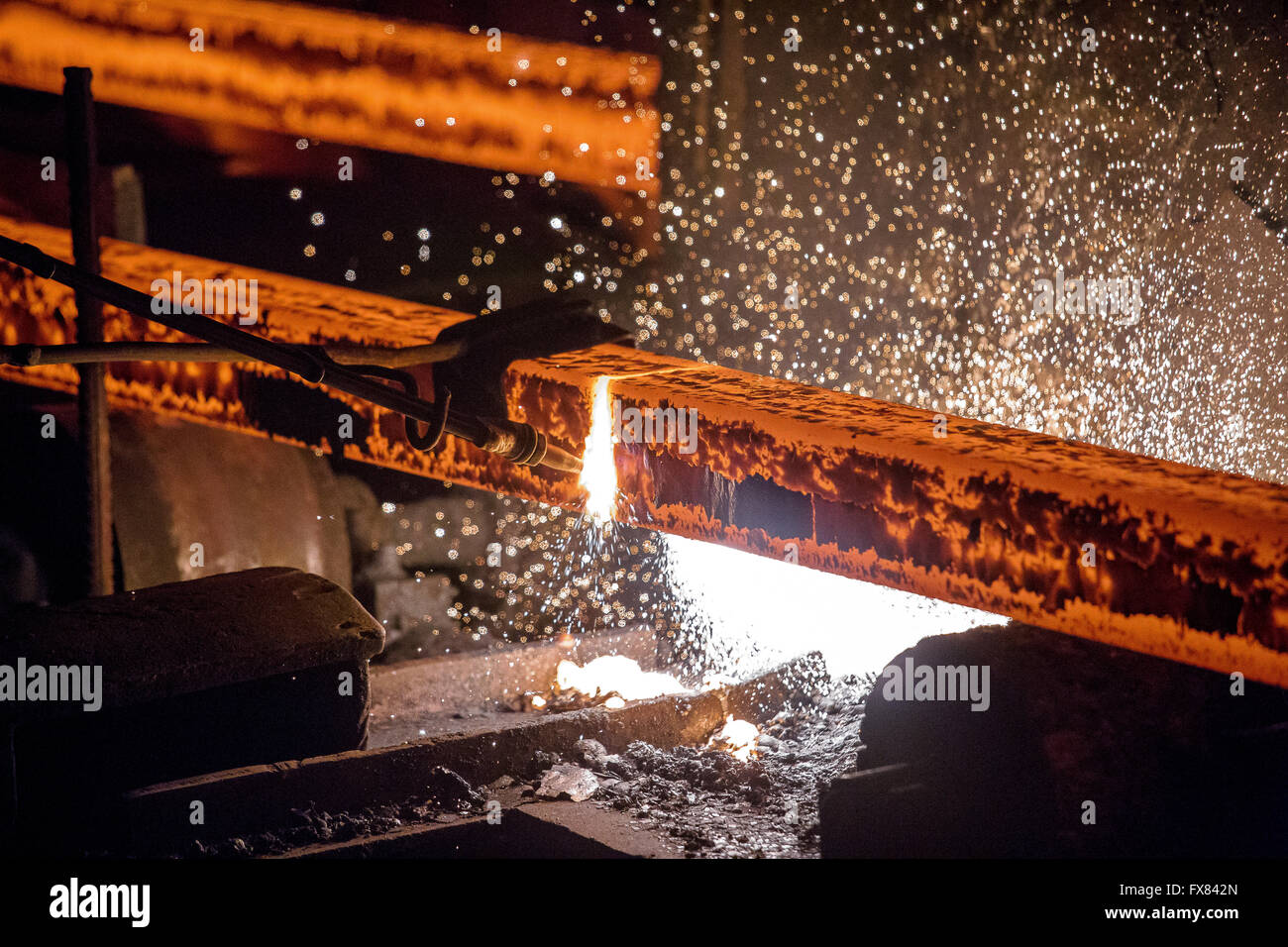 Iron pig forging hi-res stock photography and images - Alamy