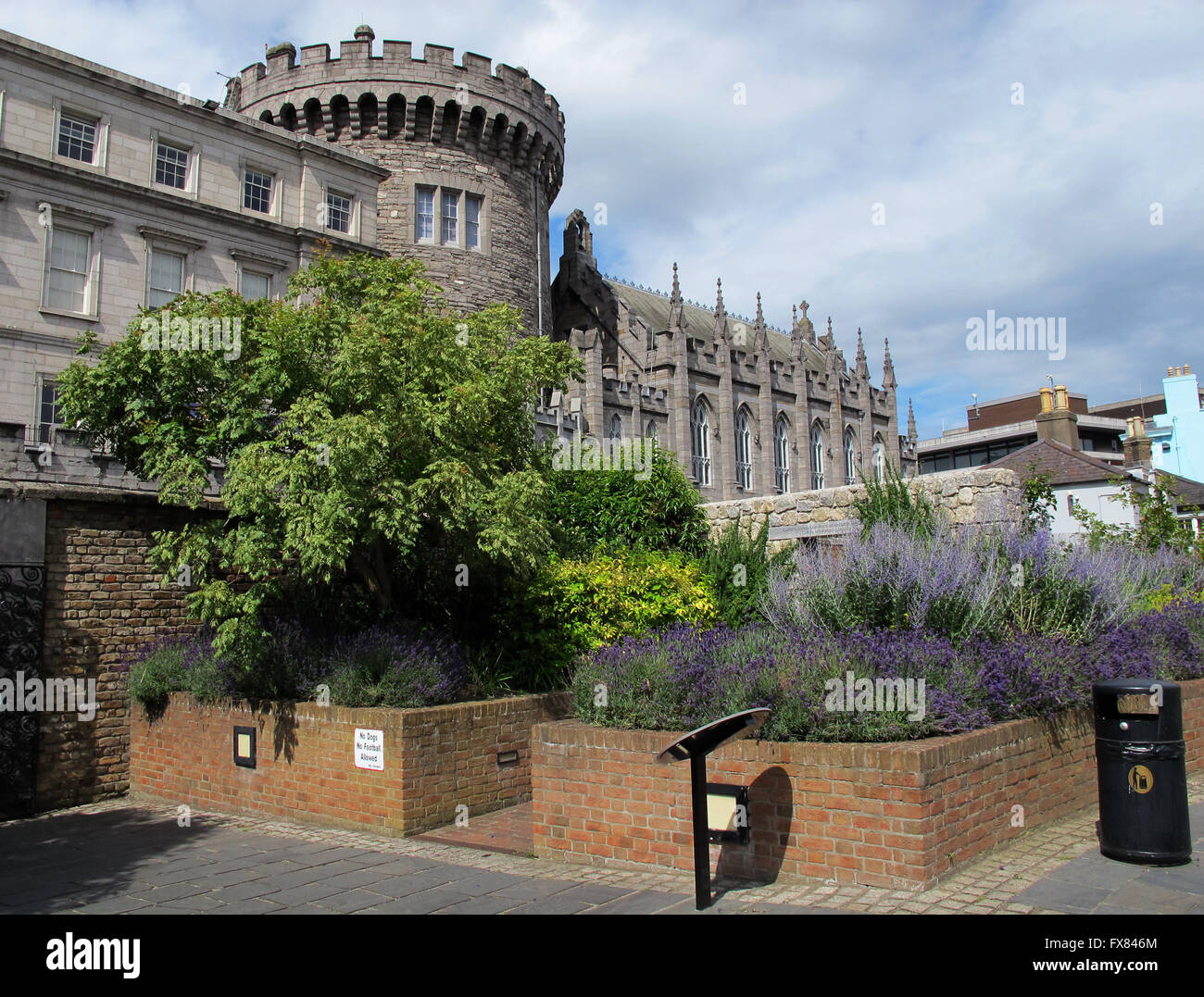 Dublin Castle Gardens and tower Garda Museum and Archives,Dublin city ...