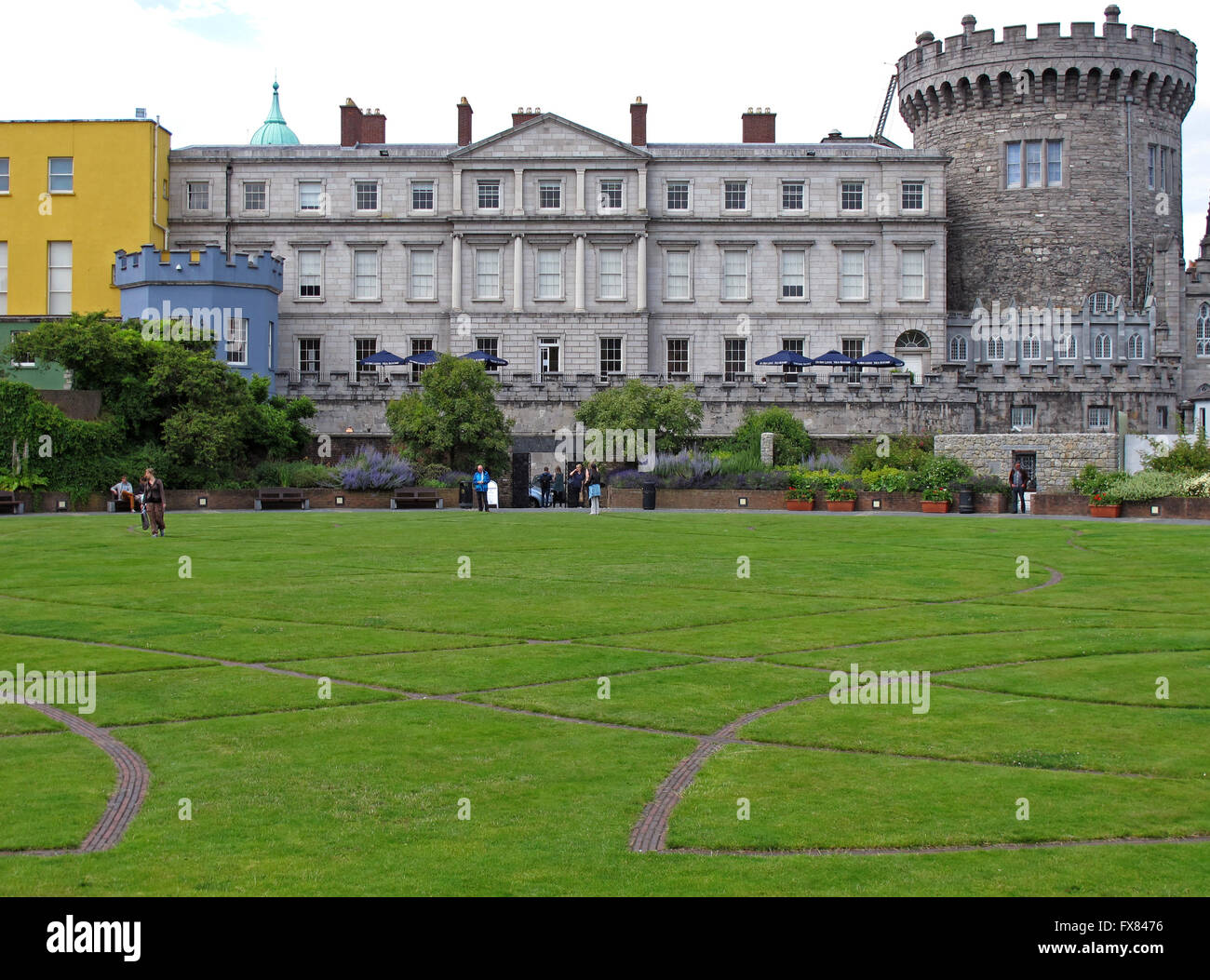 Dublin Castle Gardens and tower Garda Museum and Archives,Dublin city ...