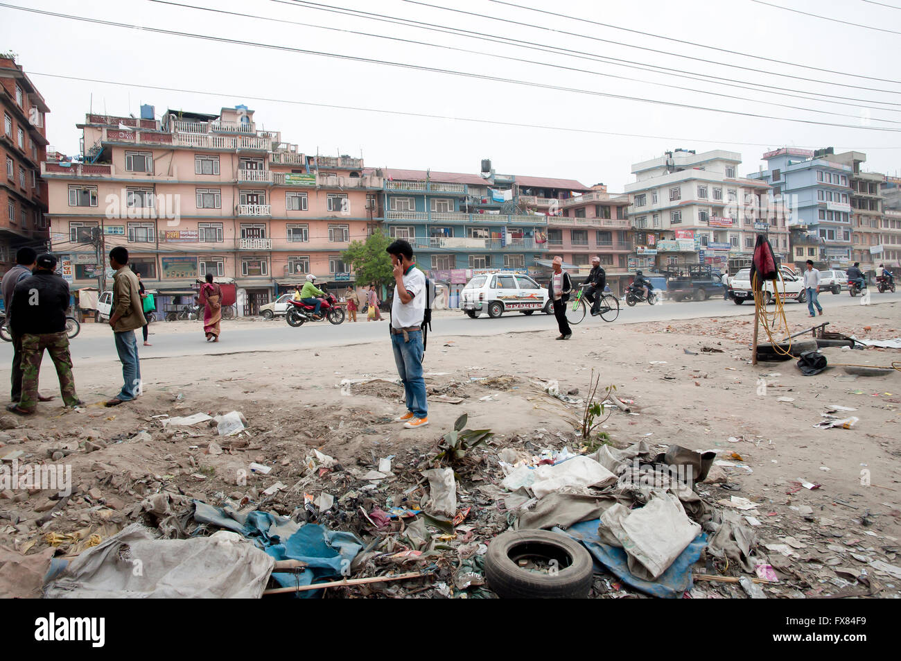 Dirty kathmandu street hi-res stock photography and images - Alamy