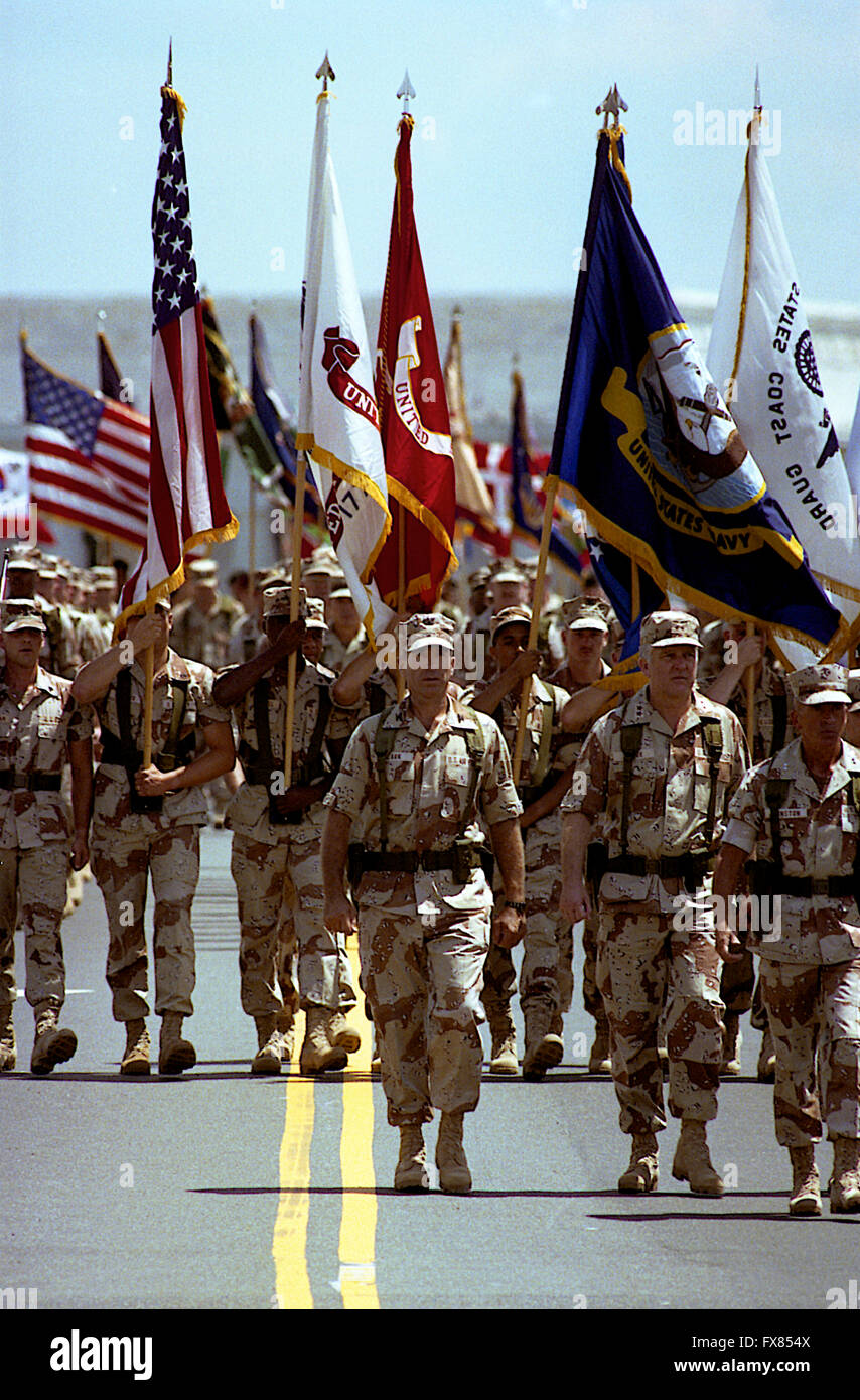 Washington, DC., USA, 8th June, 1991 Desert Storm victory parade ...