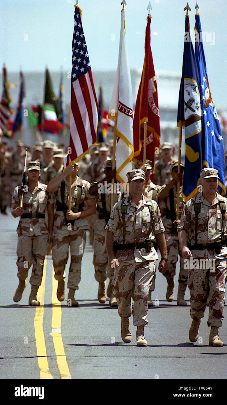 Washington, DC., USA, 8th June, 1991 Desert Storm victory parade ...