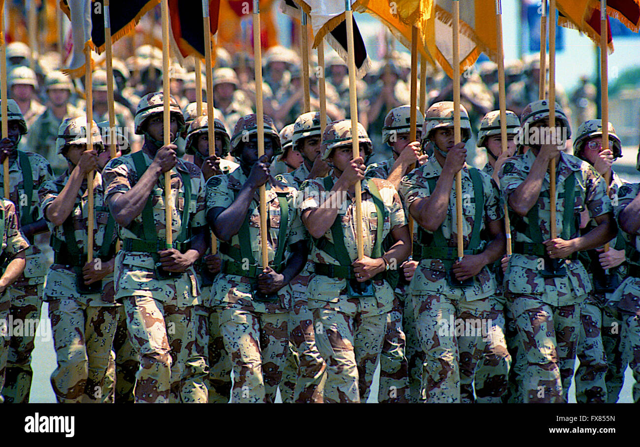 Washington, DC., USA, 8th June, 1991 Desert Storm victory parade ...