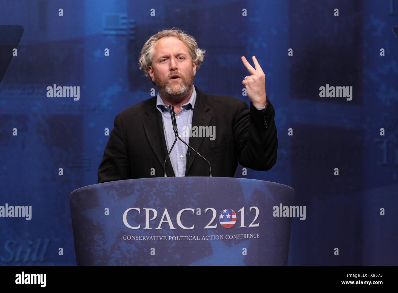 Commentator and conservative publisher Andrew Breitbart addresses the ...