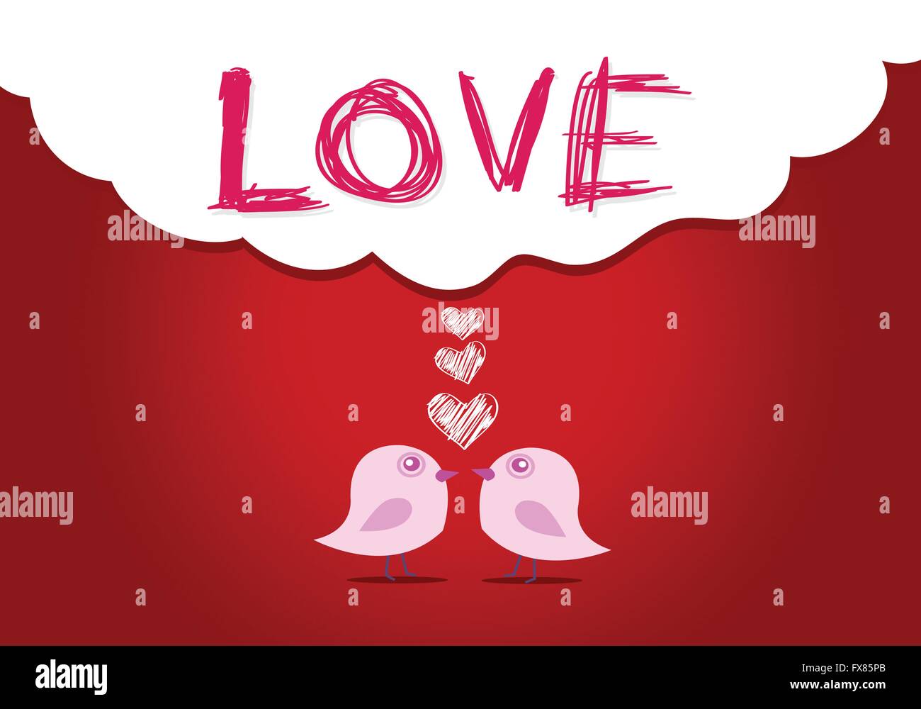 Love birds for Wedding card Stock Vector Image & Art - Alamy