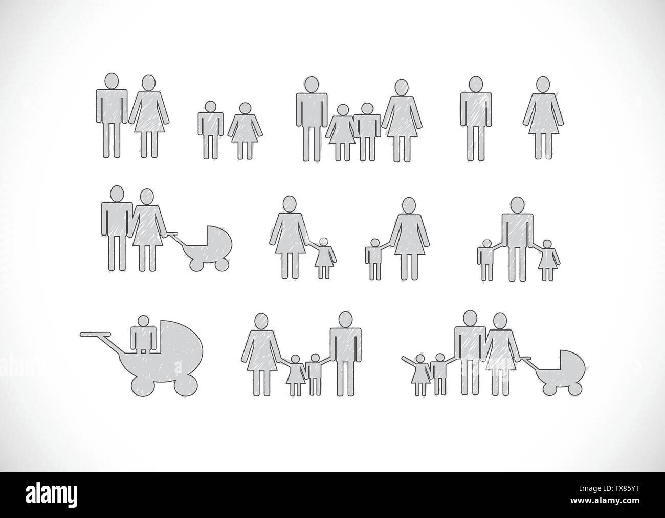 People Family icon Pictogram People Stock Vector Image & Art - Alamy