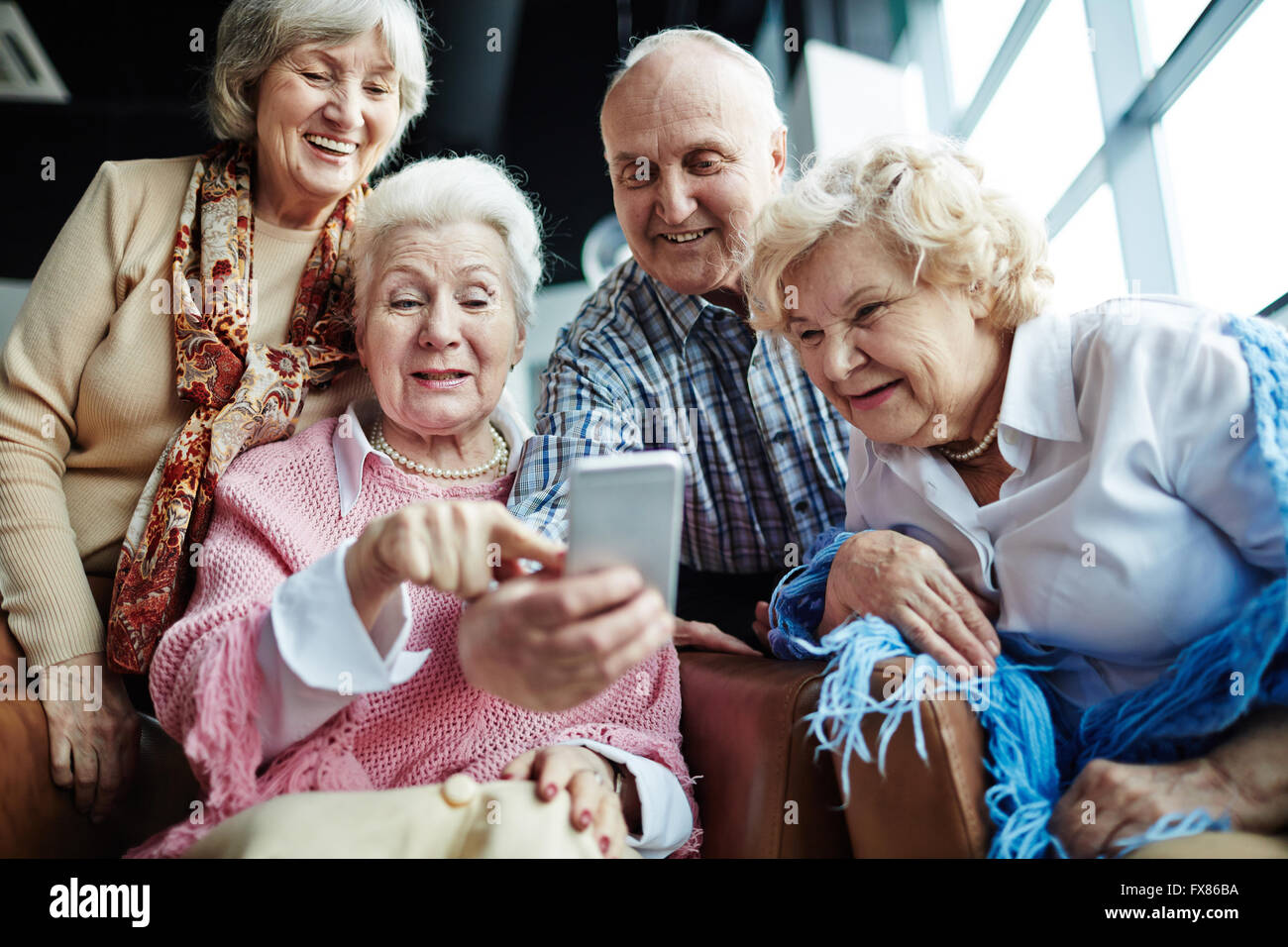 Selfie of seniors Stock Photo - Alamy