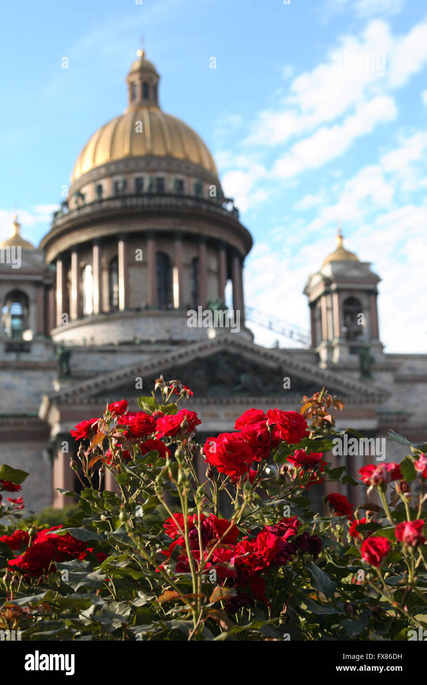 Isaac cathedral in st hi-res stock photography and images - Alamy
