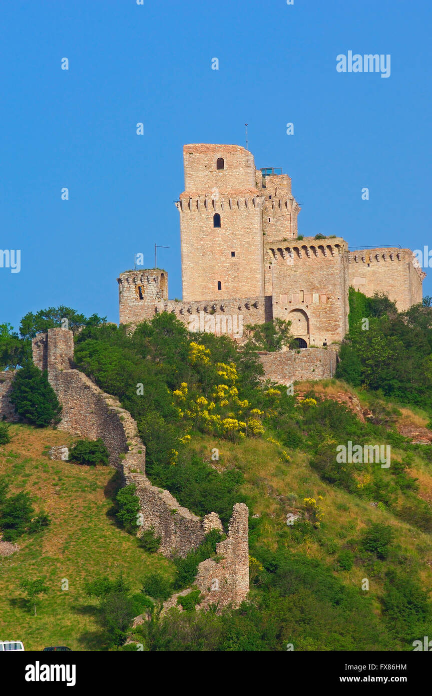 Assisi, Rocca maggiore , Assisi Castle, UNESCO World Heritage site ...