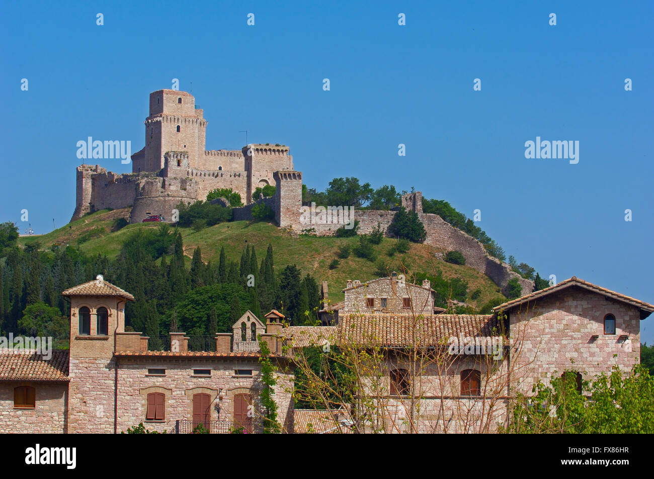 Assisi, Rocca maggiore , Assisi Castle, UNESCO World Heritage site ...