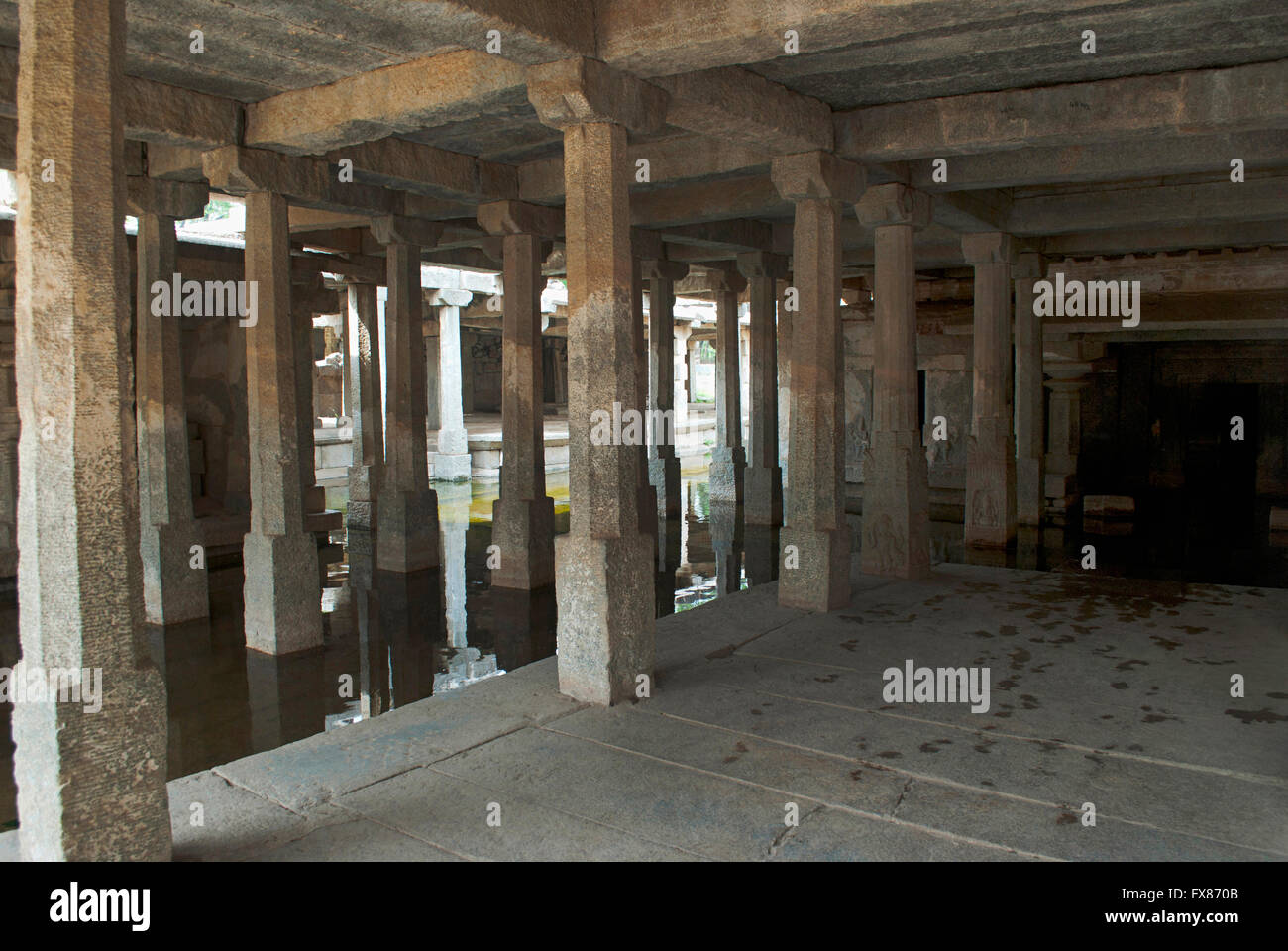 Underground Shiva Temple, Sacred Center. Hampi, Karnataka, India Stock ...