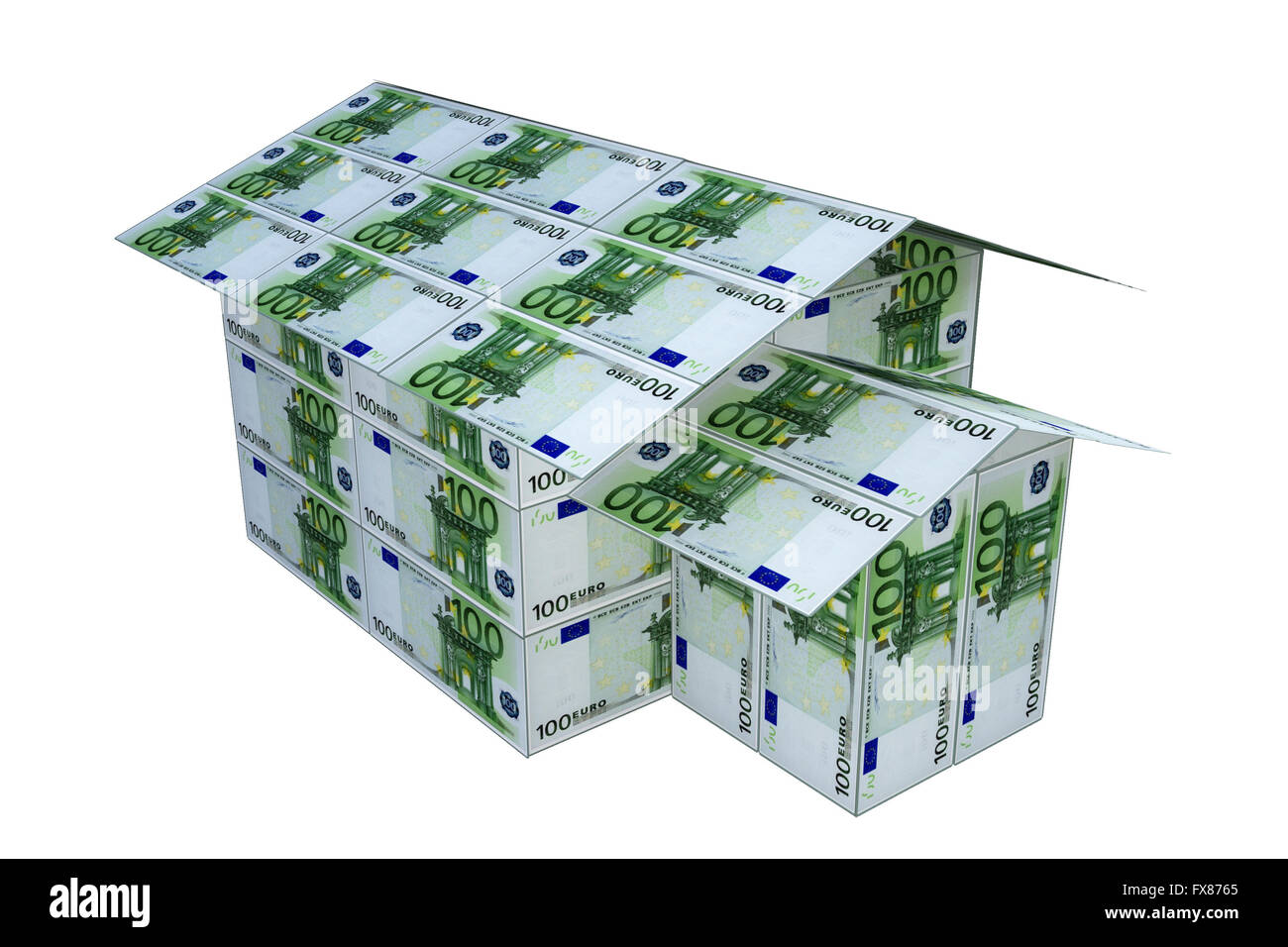 Animation euro symbol built from hi-res stock photography and images ...