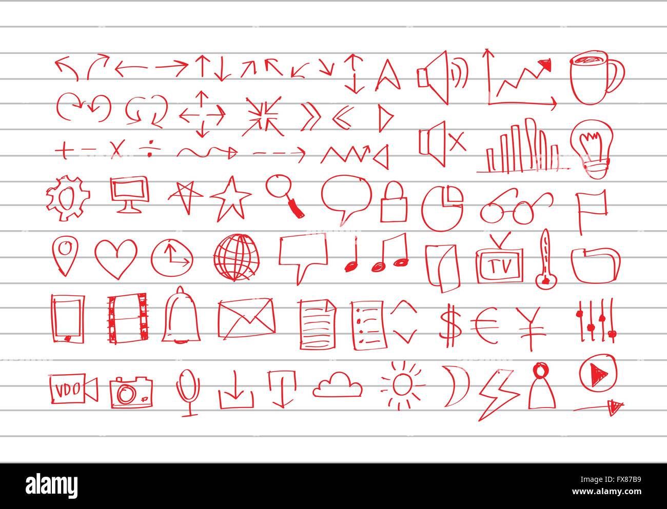 Mobile upload simple icons Stock Vector Images - Alamy