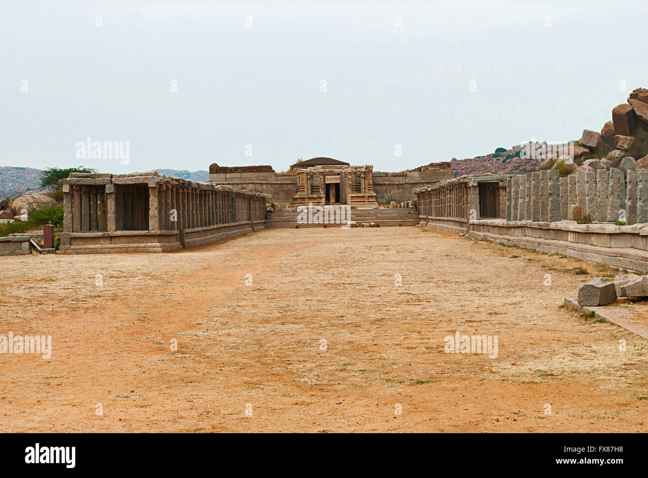 Shiva temple on the nrth of Vitthala Temple complex, Hampi, Karnataka ...
