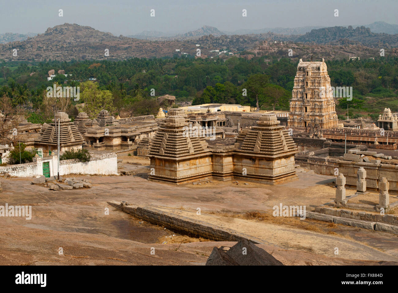 Group of temples, Hemakuta Hill, Hampi, Karnataka, India. Sacred Center ...