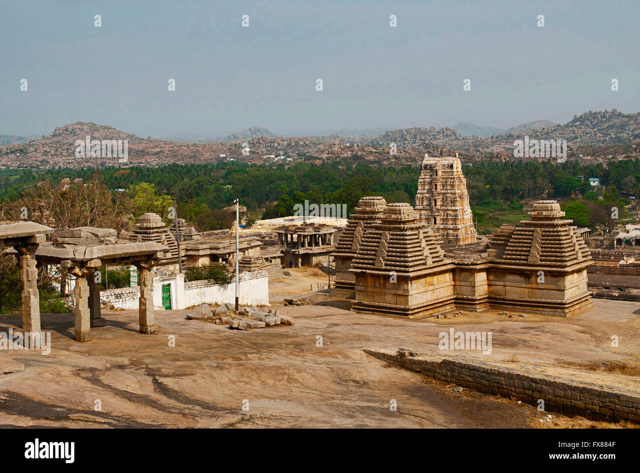 Group of temples, Hemakuta Hill, Hampi, Karnataka, India. Sacred Center ...