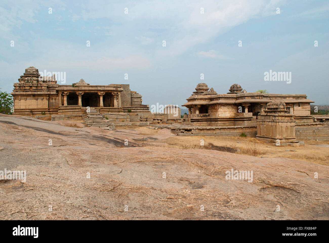 Shiva Temples on Hemakuta Hill, Hampi, Karnataka, India. Sacred Center ...