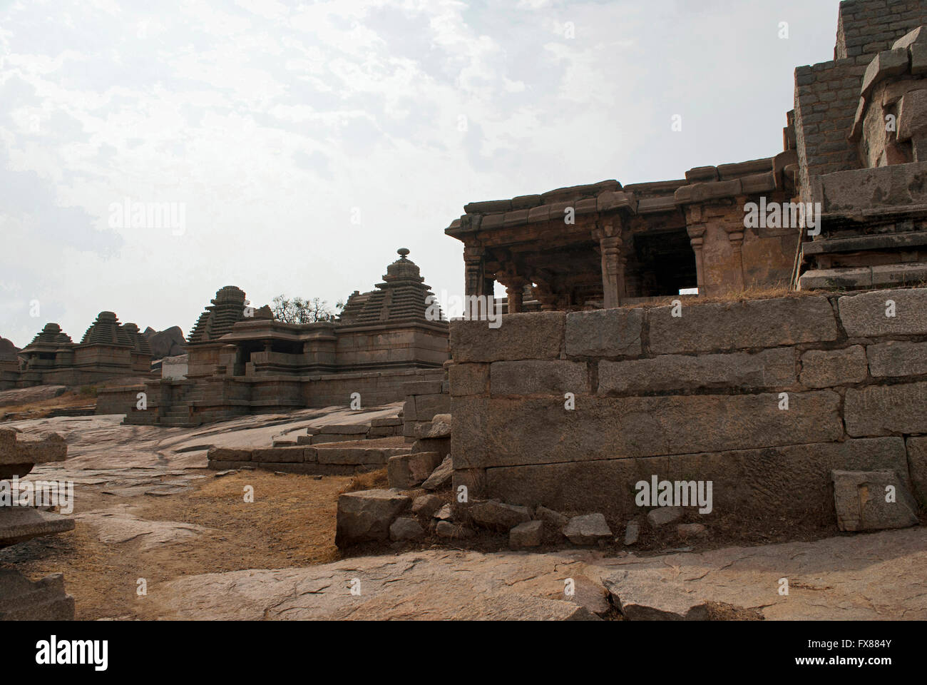 Temples on Hemakuta Hill, Hampi, Karnataka, India. Sacred Center ...