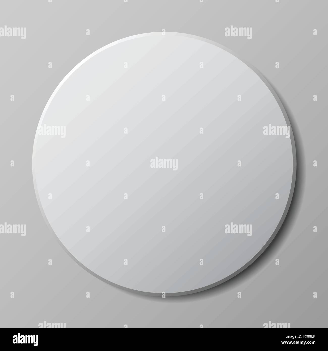 Blank metallic badge 3d Stock Vector Images - Alamy