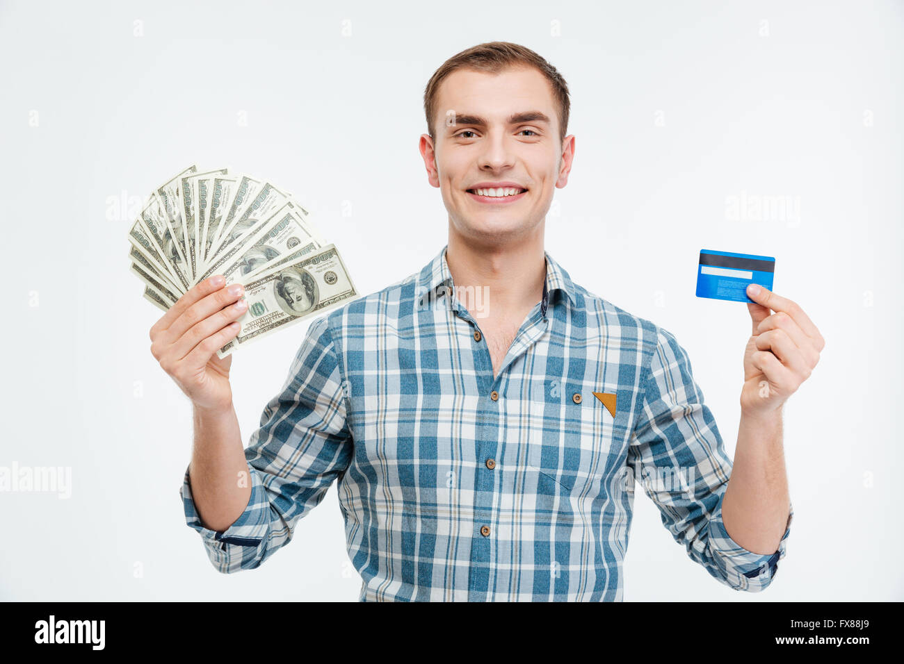 Attractive young man card hi-res stock photography and images - Alamy