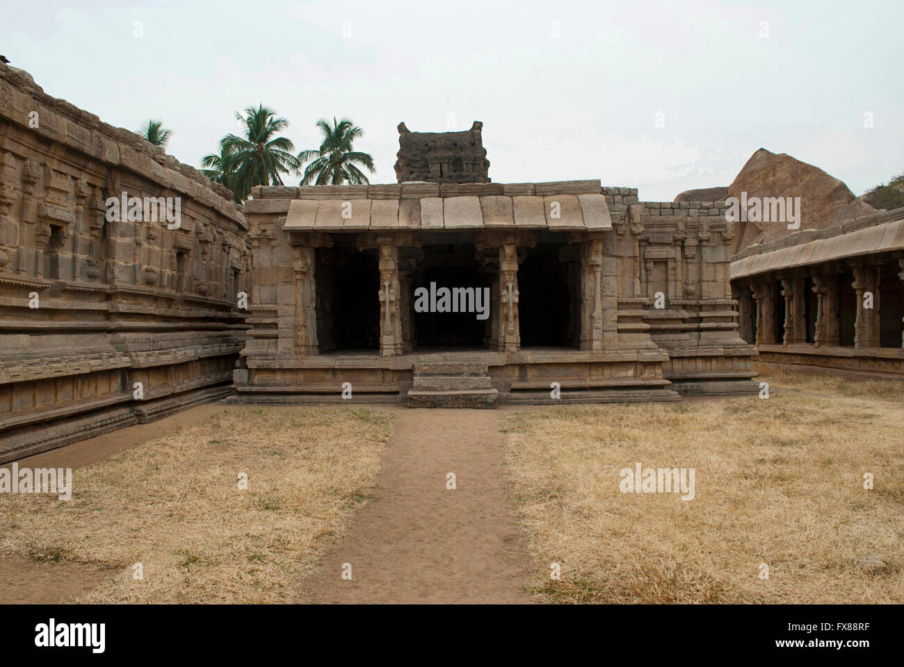 The shrine of Goddess. Right side is the inner courtyard and on the ...