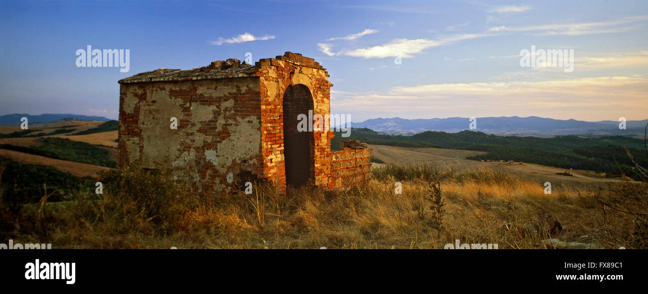 Panoramic landscape at Ghizzano in the Alta Valdera parkland in Pisa ...