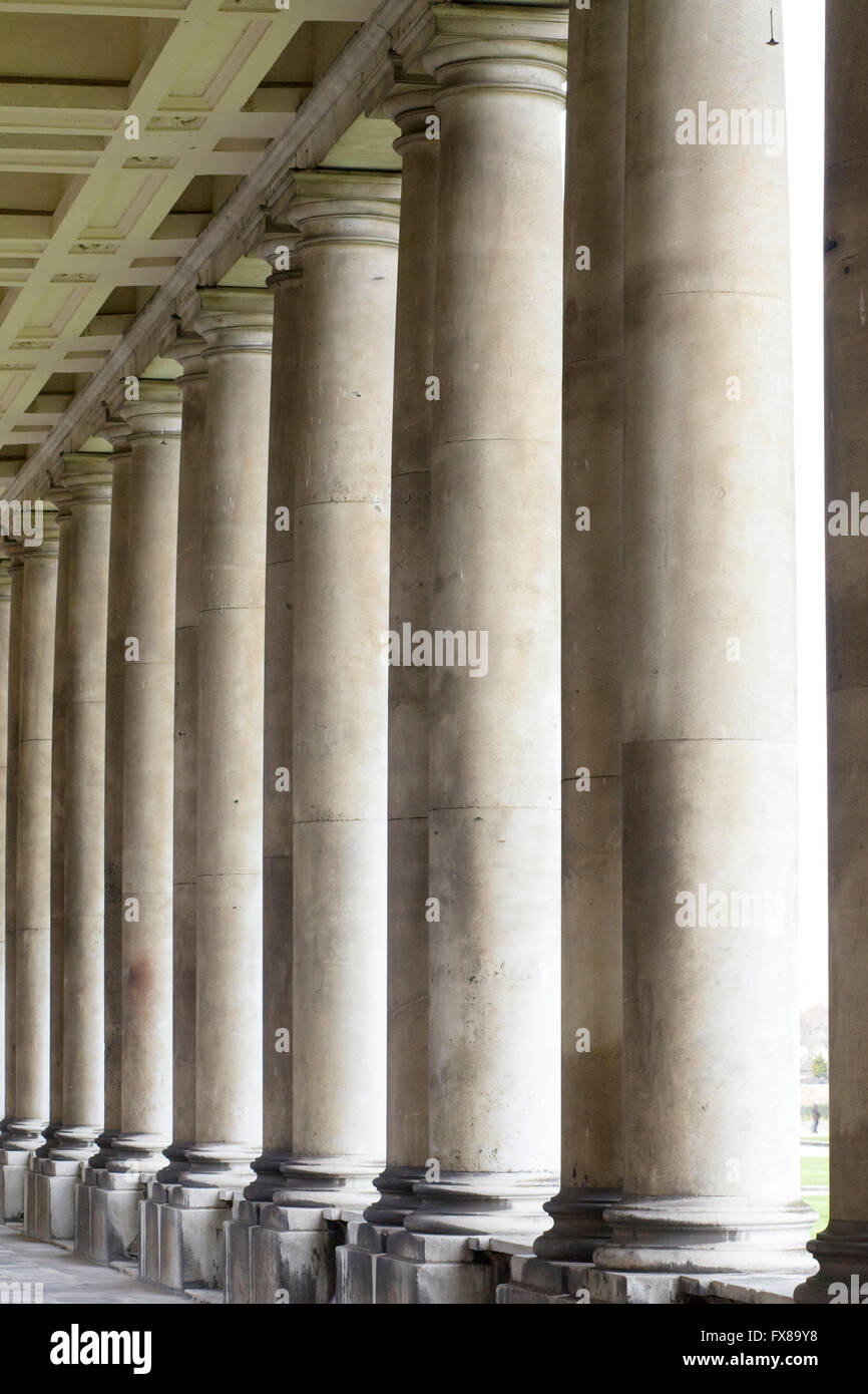 columns of stone pillars Stock Photo - Alamy