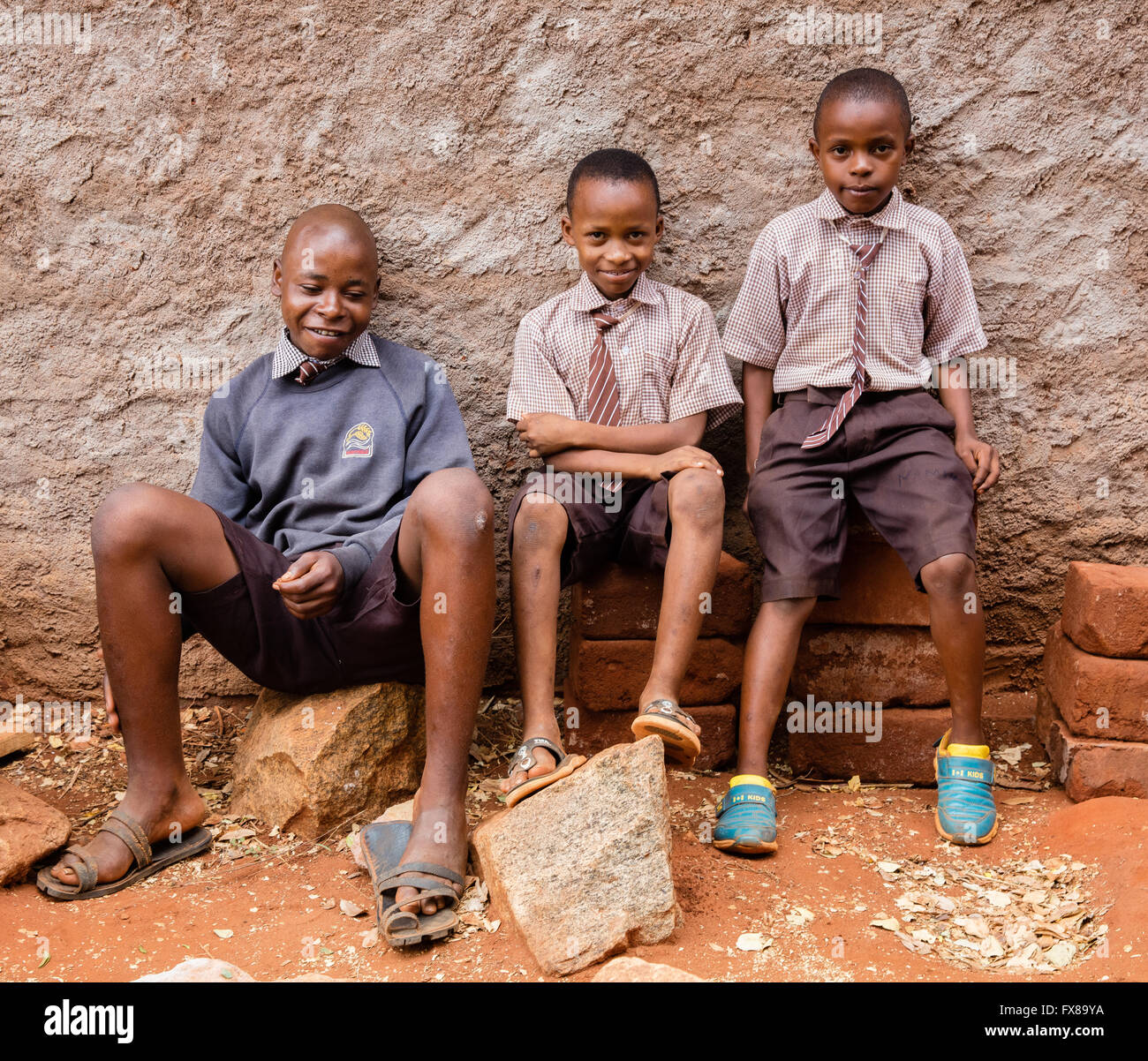 African school uniforms hi-res stock photography and images - Alamy