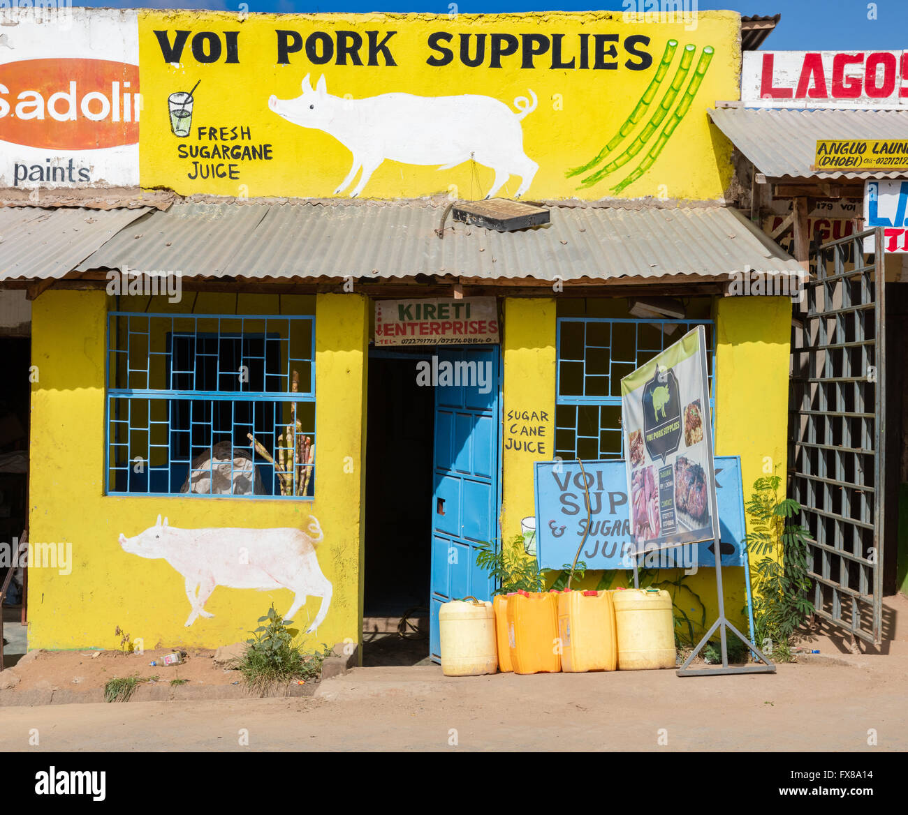 Shop town kenya hi-res stock photography and images - Alamy