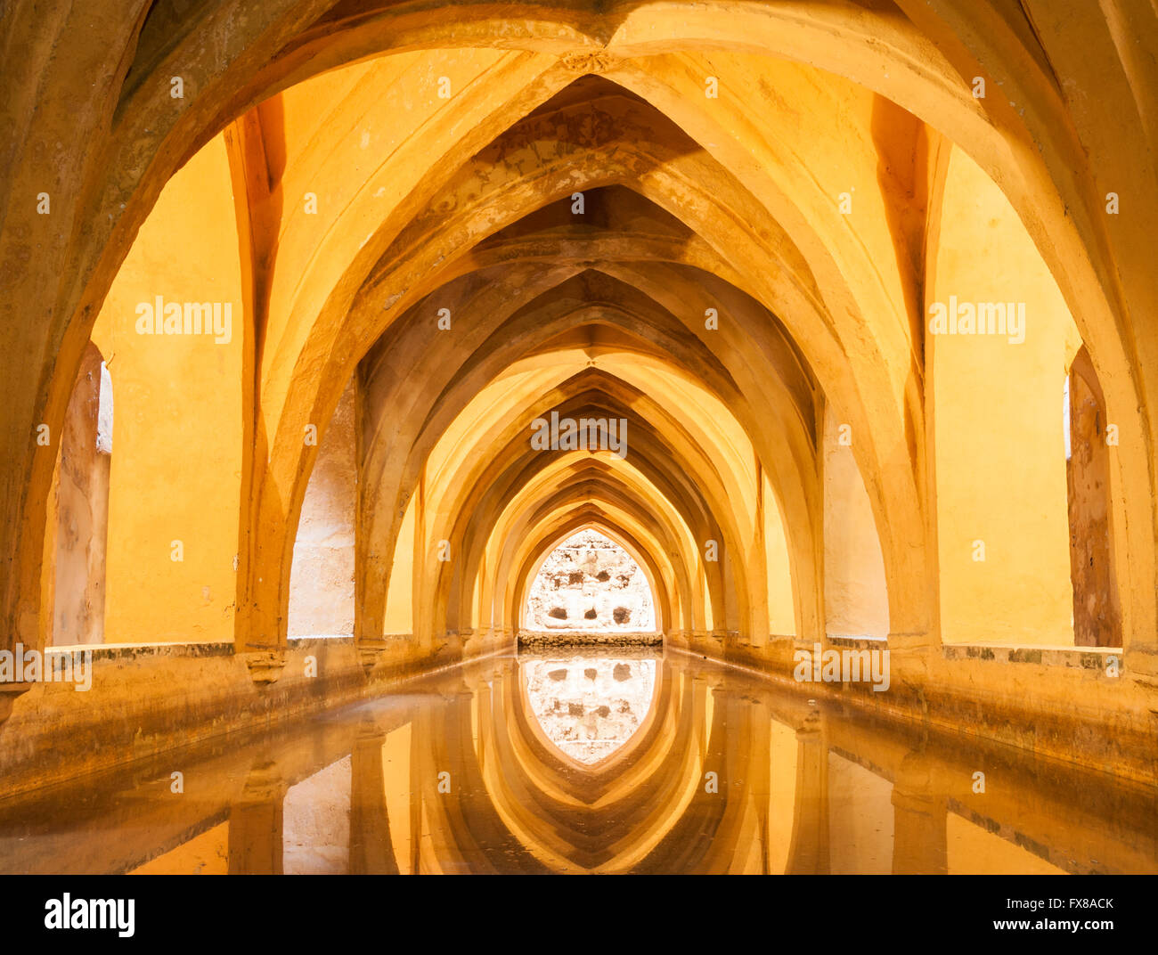 Los Baños de Doña María de Padilla. Real Alcazar, Seville, Andalusia ...