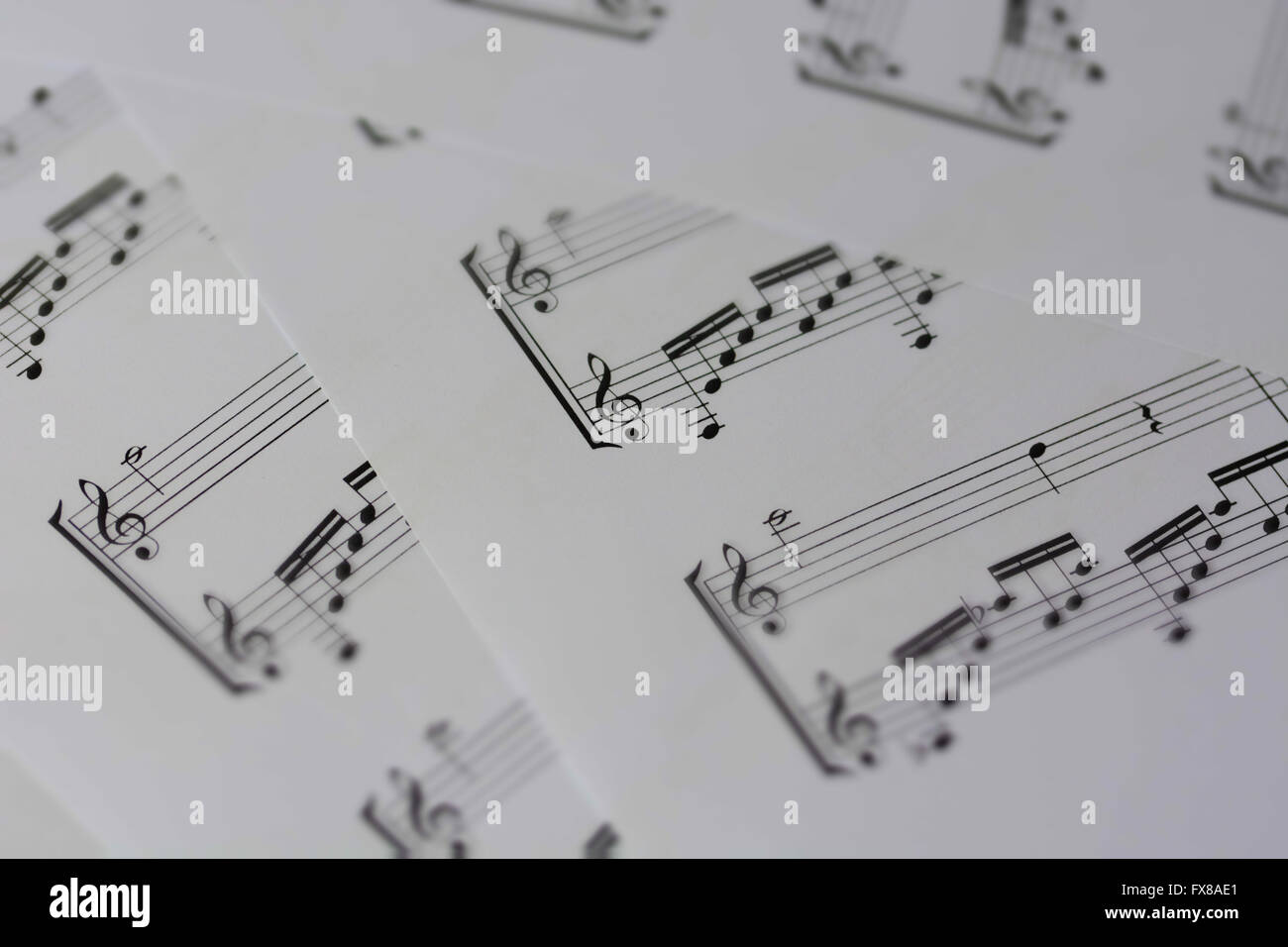 music score background Stock Photo - Alamy