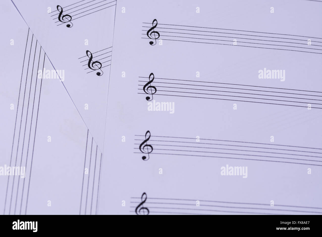 music score background Stock Photo - Alamy