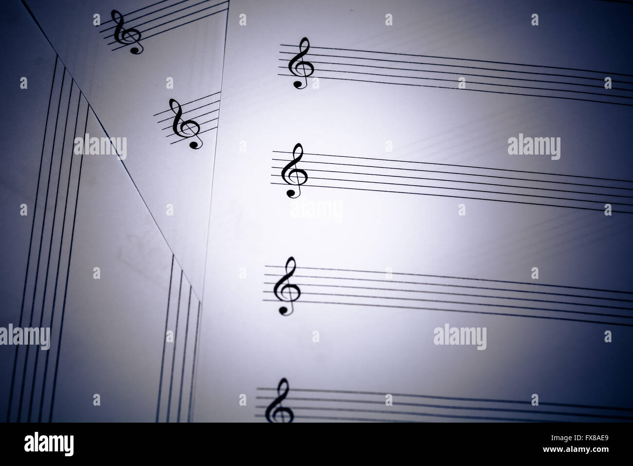 music score background Stock Photo - Alamy