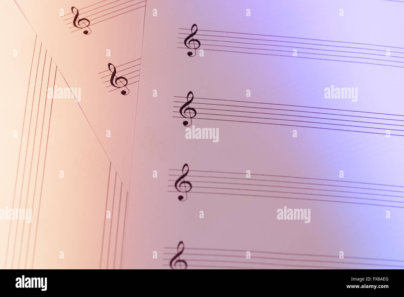 music score background Stock Photo - Alamy