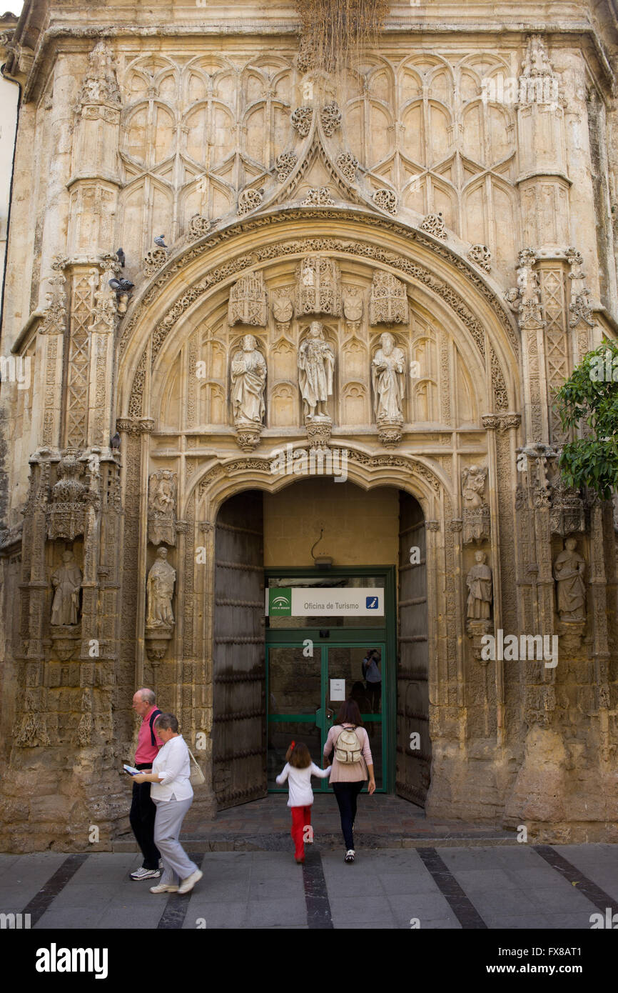 Tourist Office, former Hospital of San Sebastian, Isabelline Gothic ...