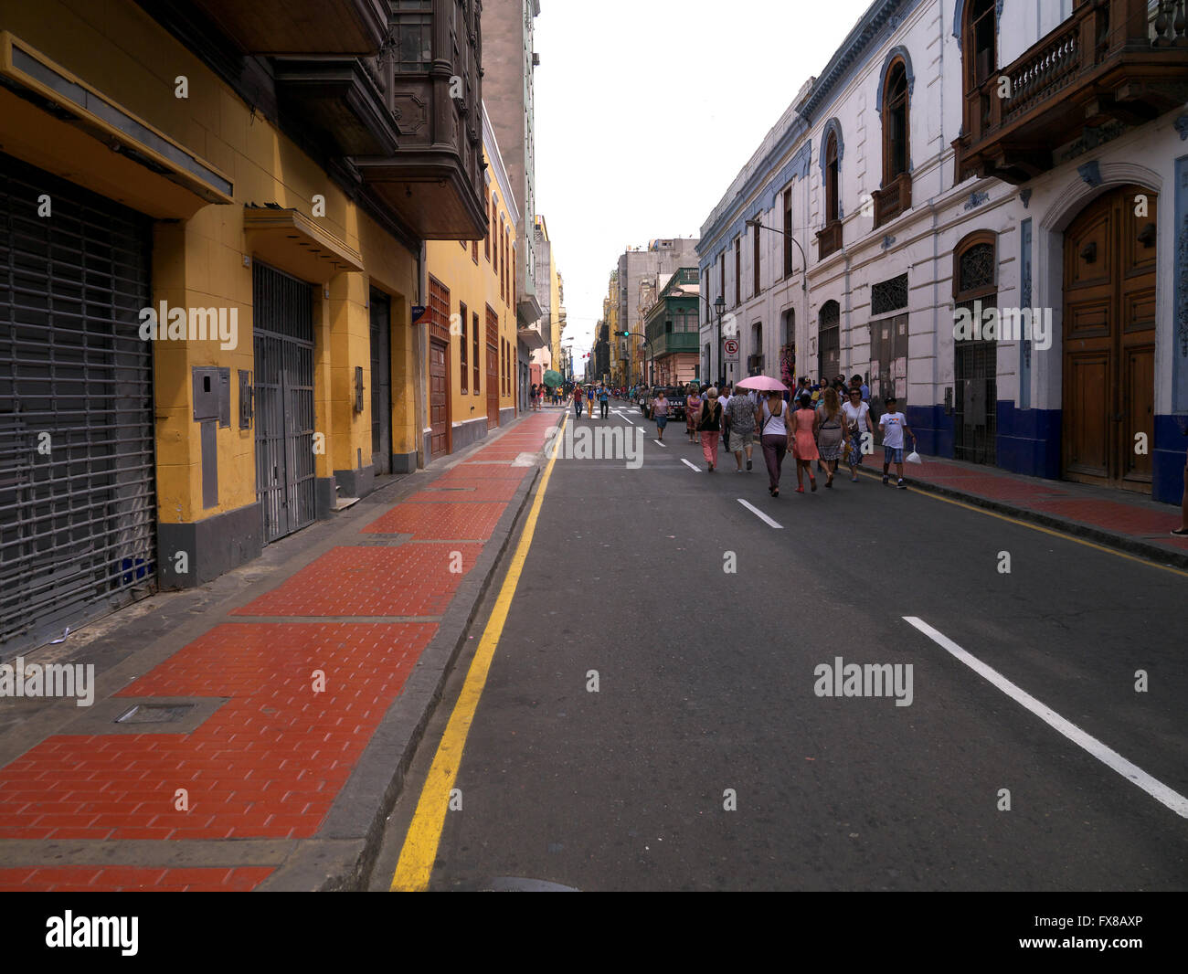 Balconies in lima peru hi-res stock photography and images - Alamy
