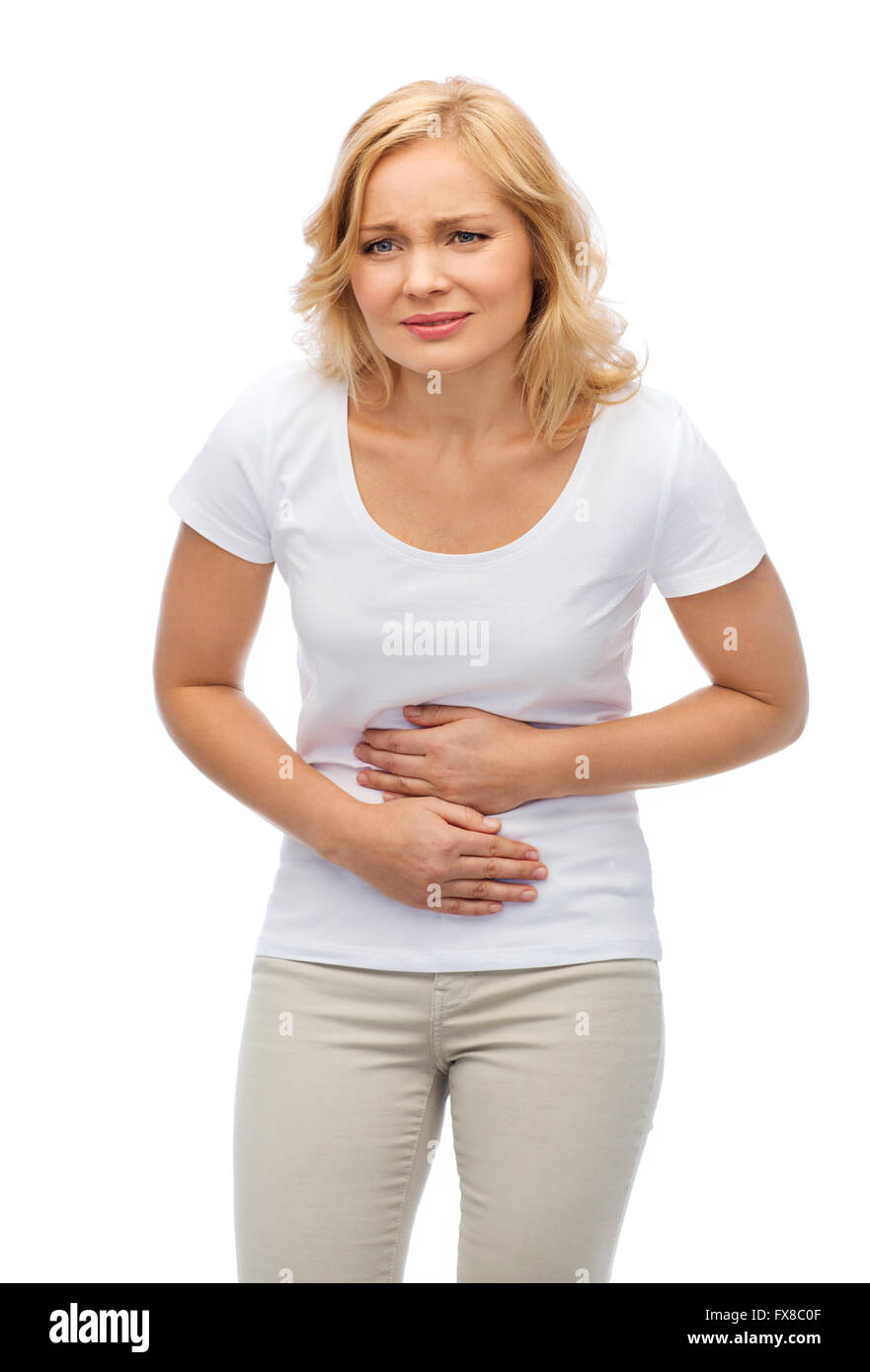 Sickness stomach ache pain Cut Out Stock Images & Pictures - Alamy