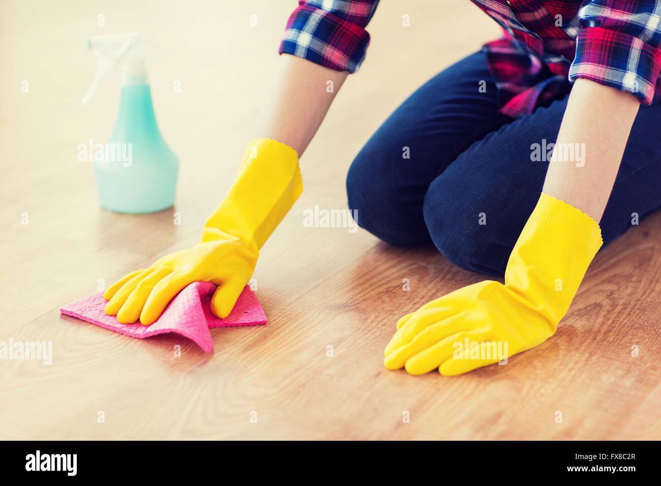 Mopping floor hi-res stock photography and images - Alamy