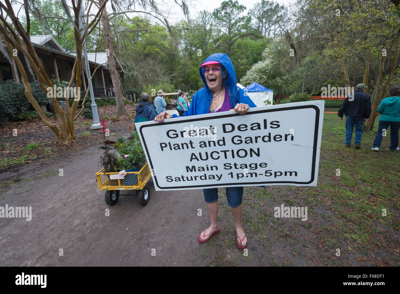 Spring garden festival in North Central Florida Stock Photo - Alamy