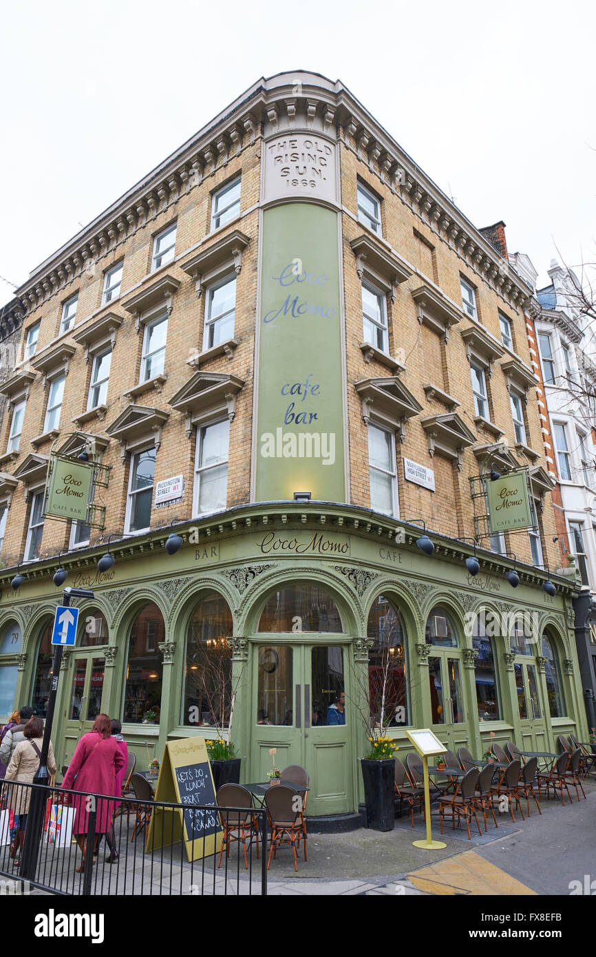 Coco Momo Marylebone High Street London UK Stock Photo - Alamy