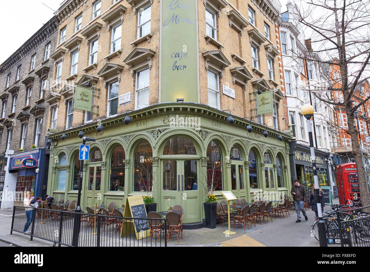 Coco Momo Marylebone High Street London UK Stock Photo - Alamy