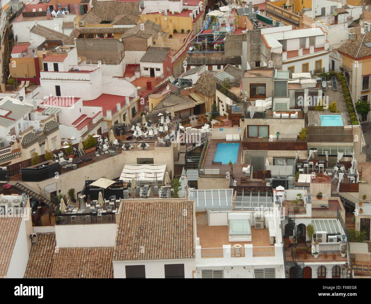 Sevilla rooftops, Spain Stock Photo - Alamy